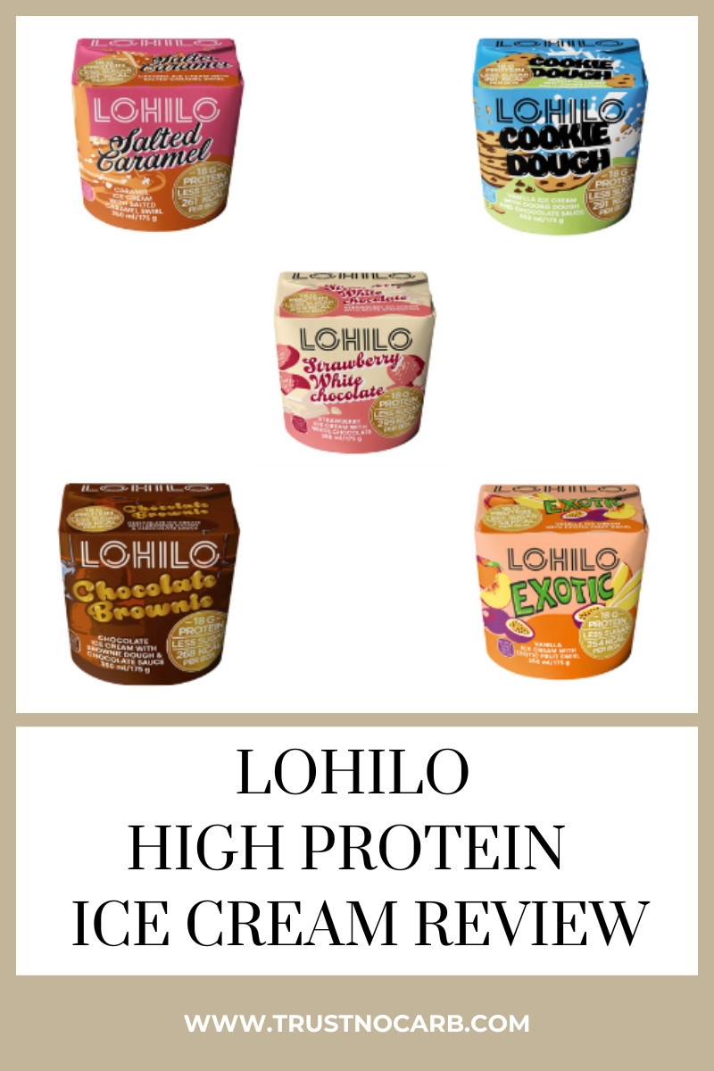 LOHILO High Protein ice cream Review - Trust No Carb