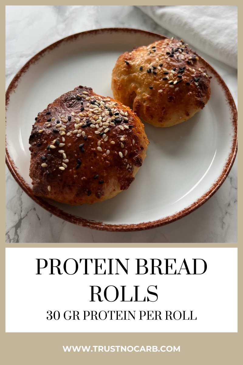 Protein Bread Rolls Recipe | 31g PROTEIN - Trust No Carb